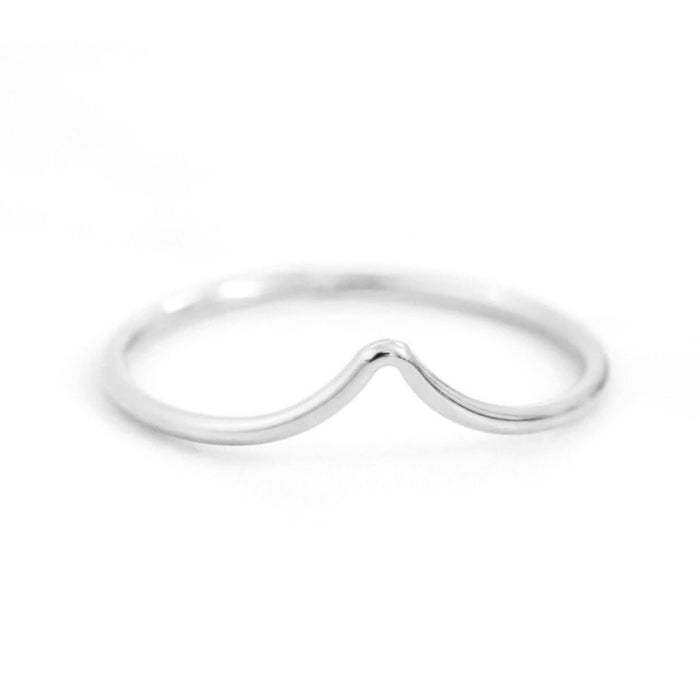 Dainty Chevron Stacking Ring | Barberry & Lace Jewelry